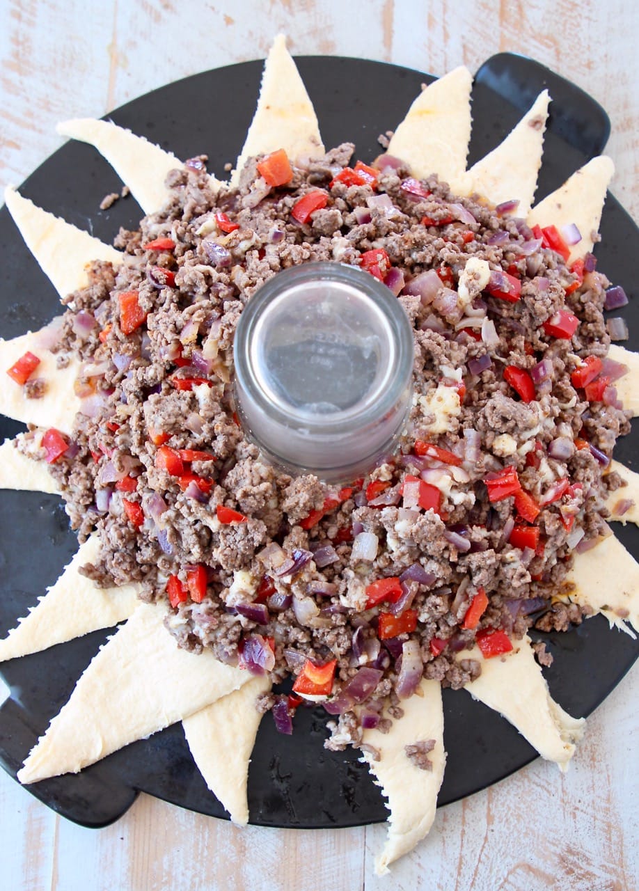 Easy Taco Ring Recipe with Crescent Rolls - WhitneyBond.com