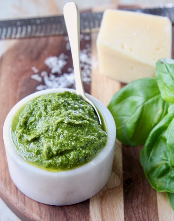 How to Make Fresh Basil Pesto - WhitneyBond.com