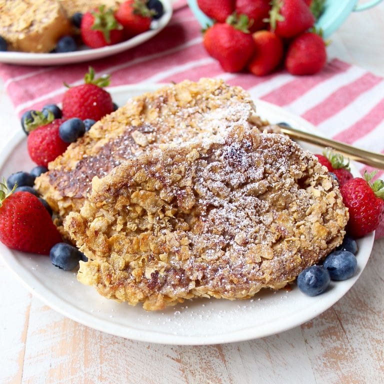 Cornflake Crusted French Toast Recipe - WhitneyBond.com