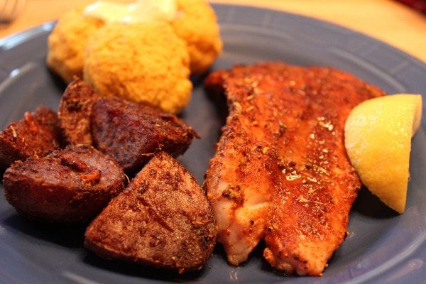 Blackened Red Snapper