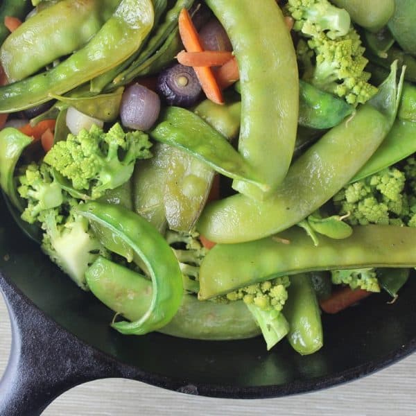 Cast Iron Skillet Winter Vegetables - WhitneyBond.com