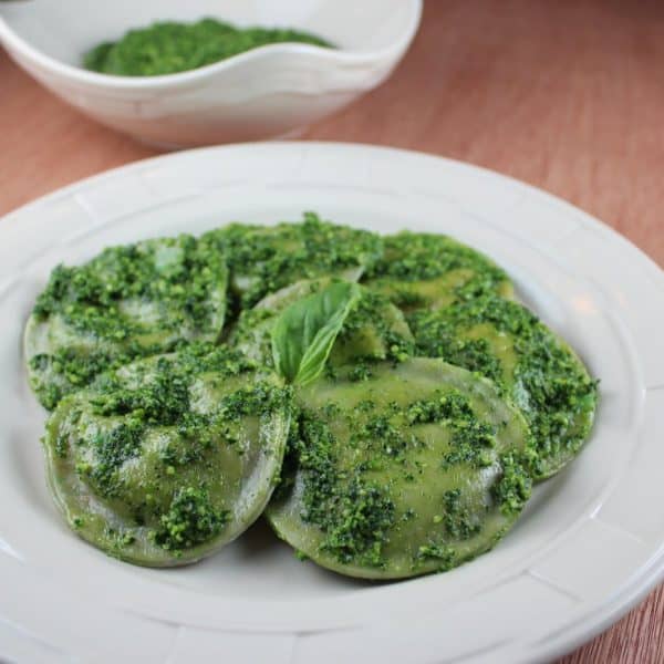 Three Cheese Basil Ravioli Recipe