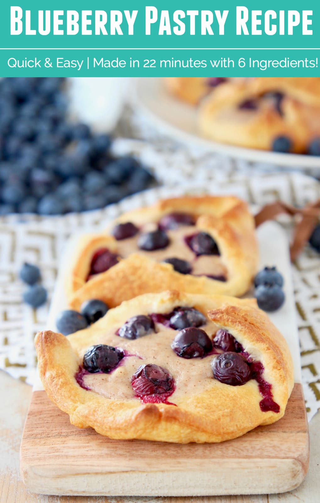 Easy Blueberry Pastry Recipe - WhitneyBond.com