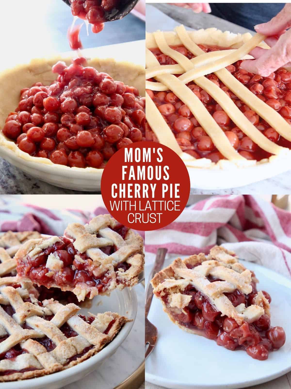 Mom's Famous Homemade Cherry Pie Recipe - WhitneyBond.com