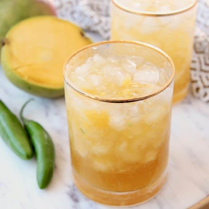 Serrano Chili Mango Margarita Recipe - WhitneyBond.com