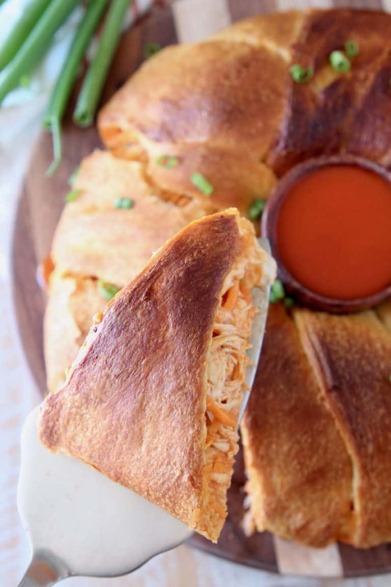 Easy Buffalo Chicken Ring Recipe - WhitneyBond.com