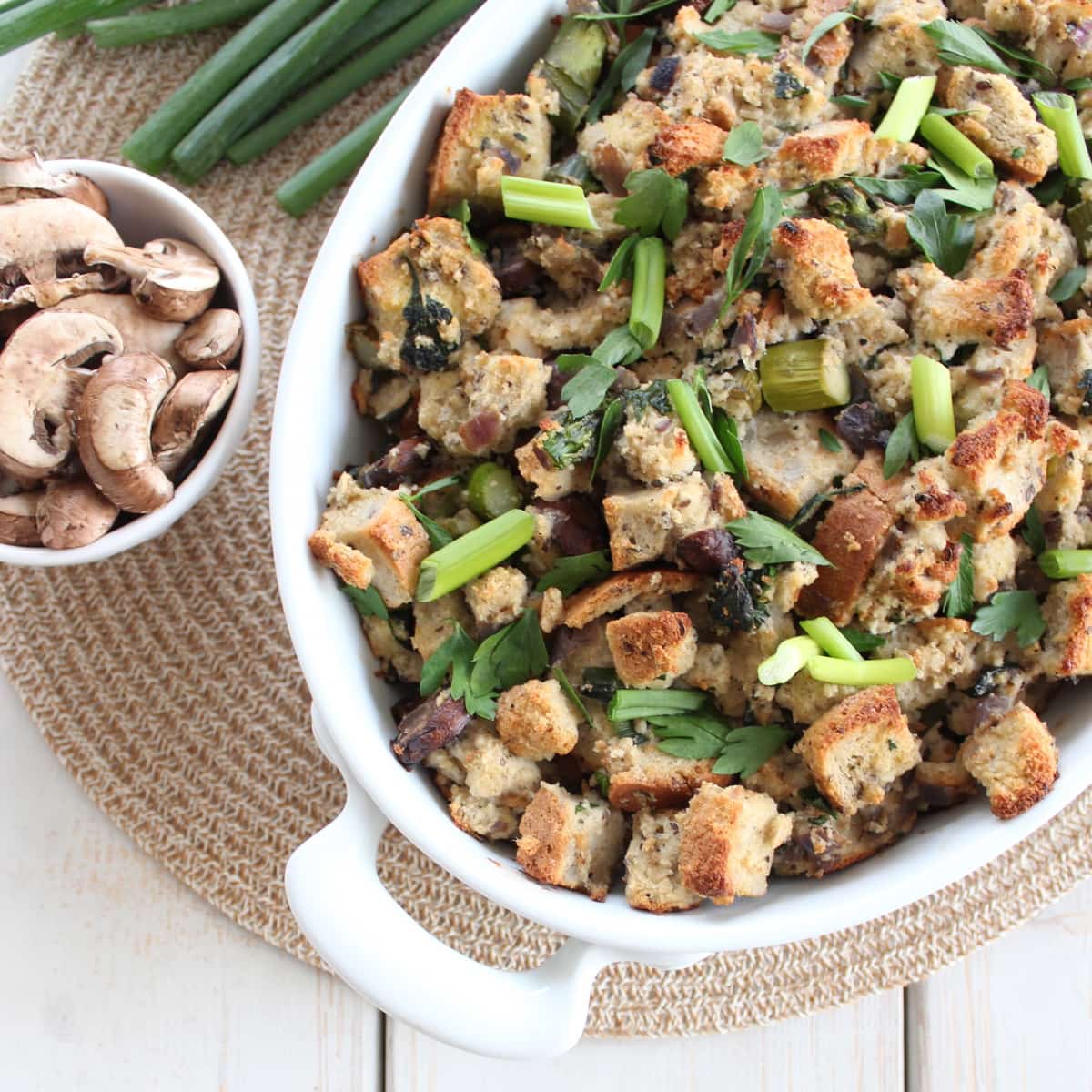 Gluten Free Spring Vegetable Stuffing