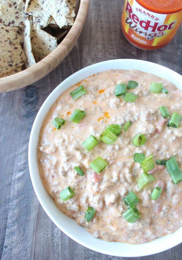 Buffalo Cheeseburger Dip Recipe - WhitneyBond.com