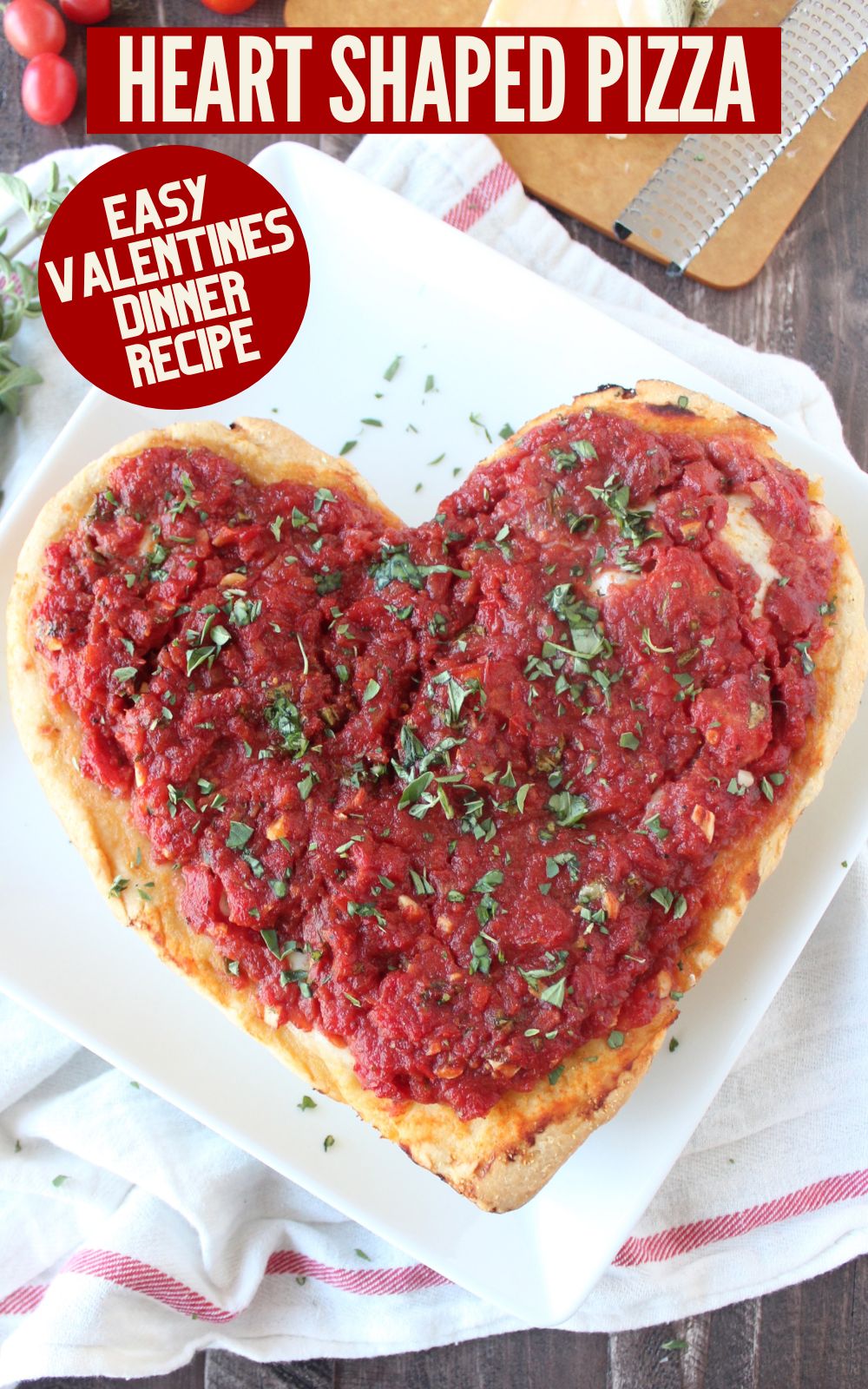 Heart Shaped Pizza Recipe