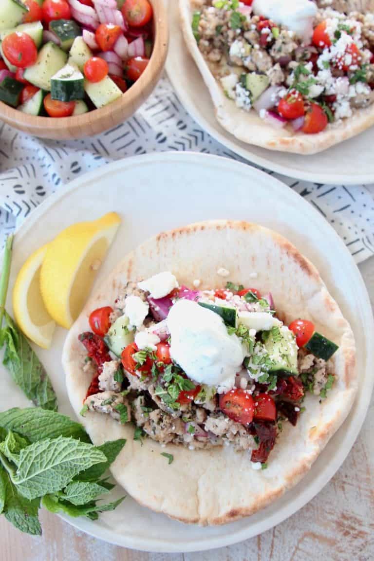 Easy Greek Tacos