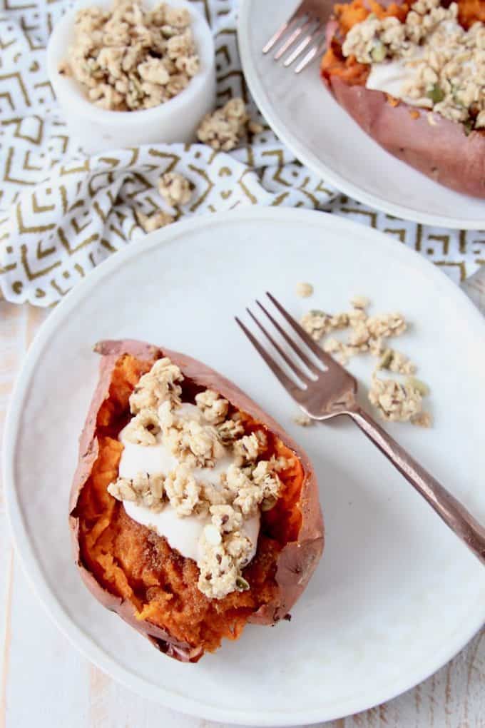 Healthy Breakfast Sweet Potatoes