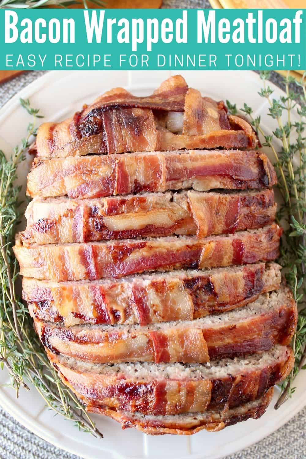 Bacon Wrapped Meatloaf Recipe {with Video!} - WhitneyBond.com