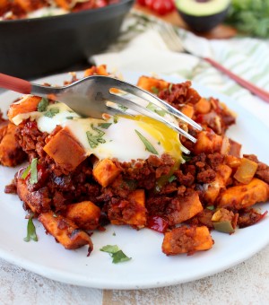 Easy Mexican Sweet Potato Hash Recipe - WhitneyBond.com