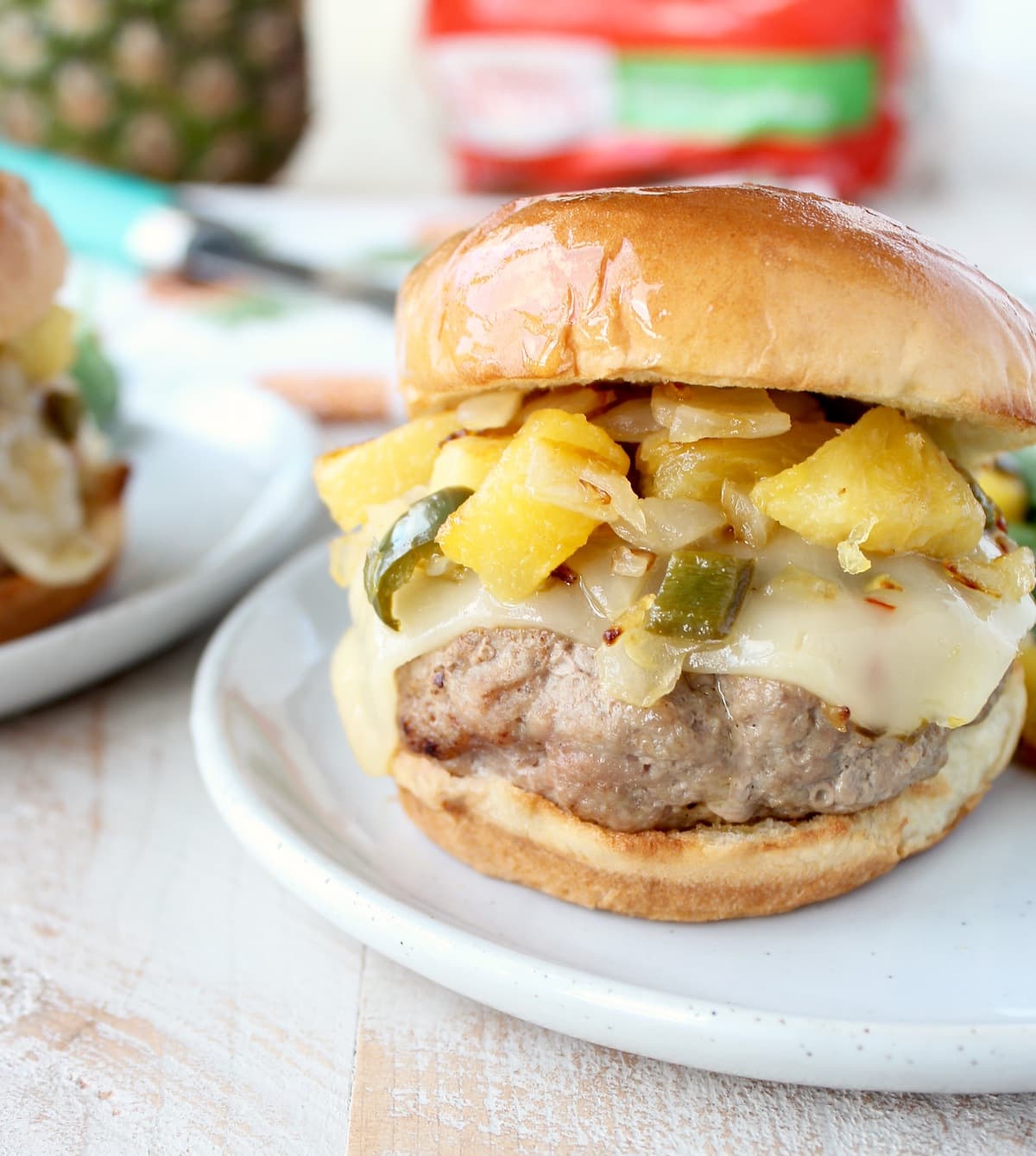Hawaiian Turkey Burgers - Quick & Easy Recipe | WhitneyBond.com