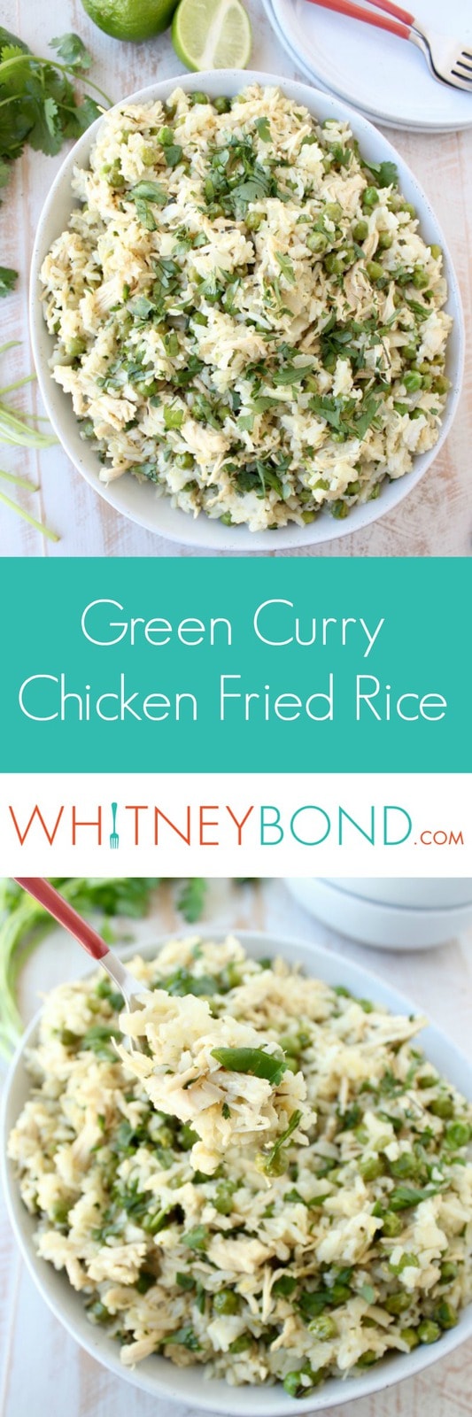 Green Curry Chicken Fried Rice Recipe - WhitneyBond.com
