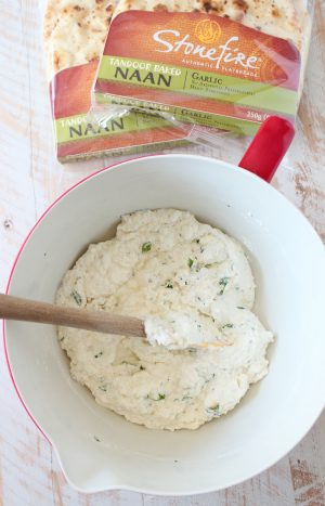 Garlic Naan Italian Sausage Lasagna Recipe - WhitneyBond.com