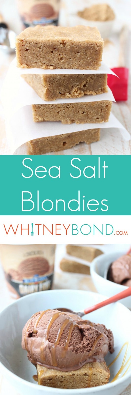 Sea Salt Blondies Easy Dessert Recipe