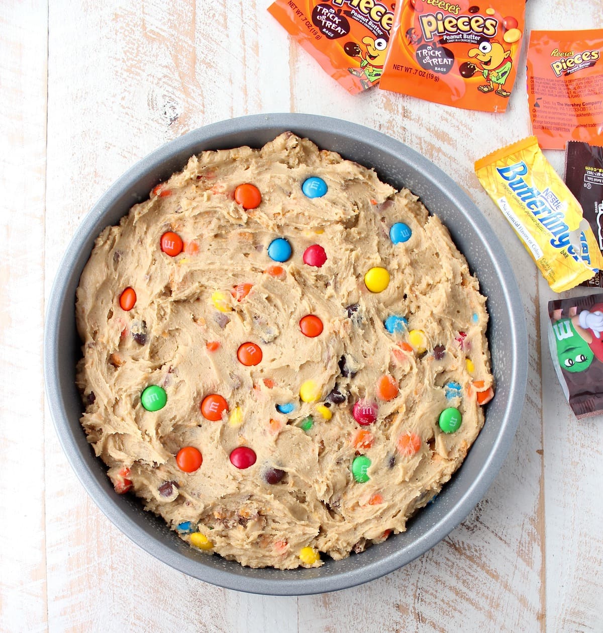 The Ultimate Candy Cookie Cake Recipe - WhitneyBond.com