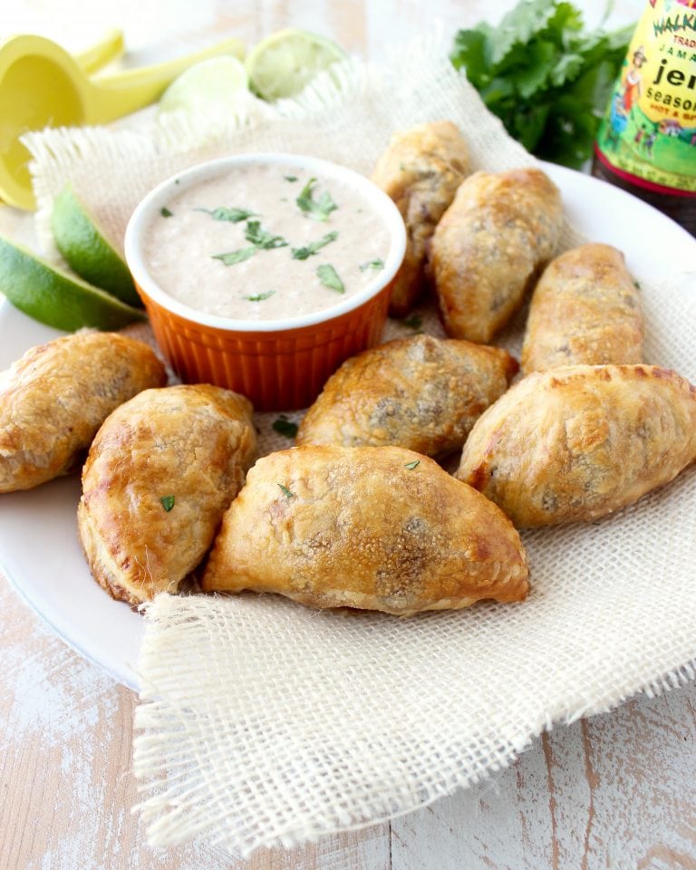 Jamaican Jerk Beef Patties Recipe {with Video!} - WhitneyBond.com