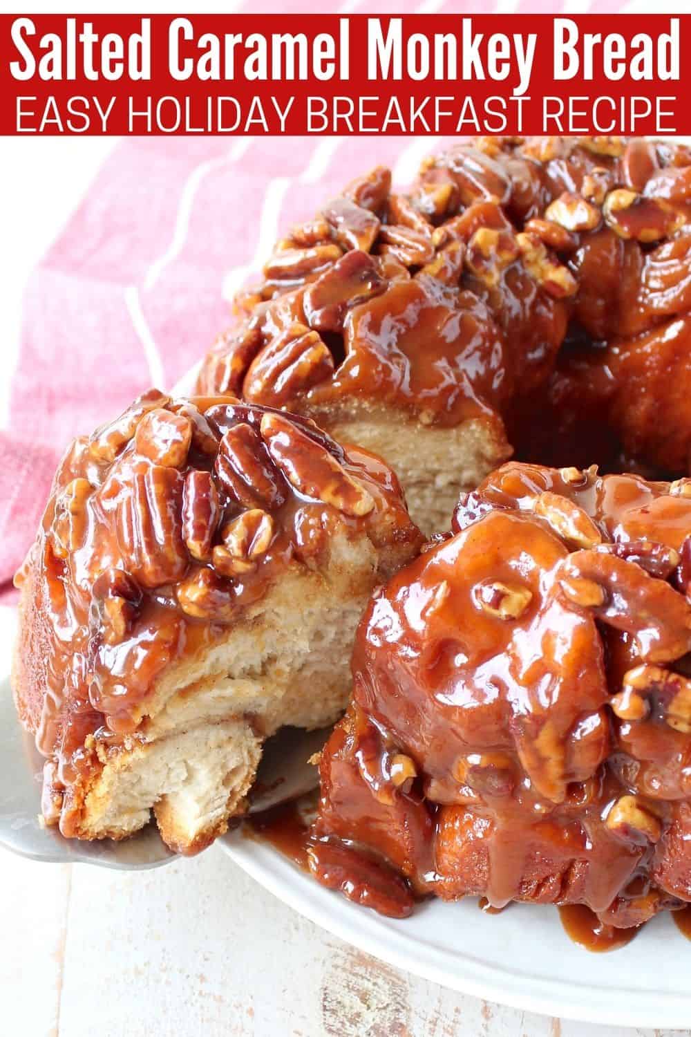 Salted Caramel Pecan Monkey Bread Recipe