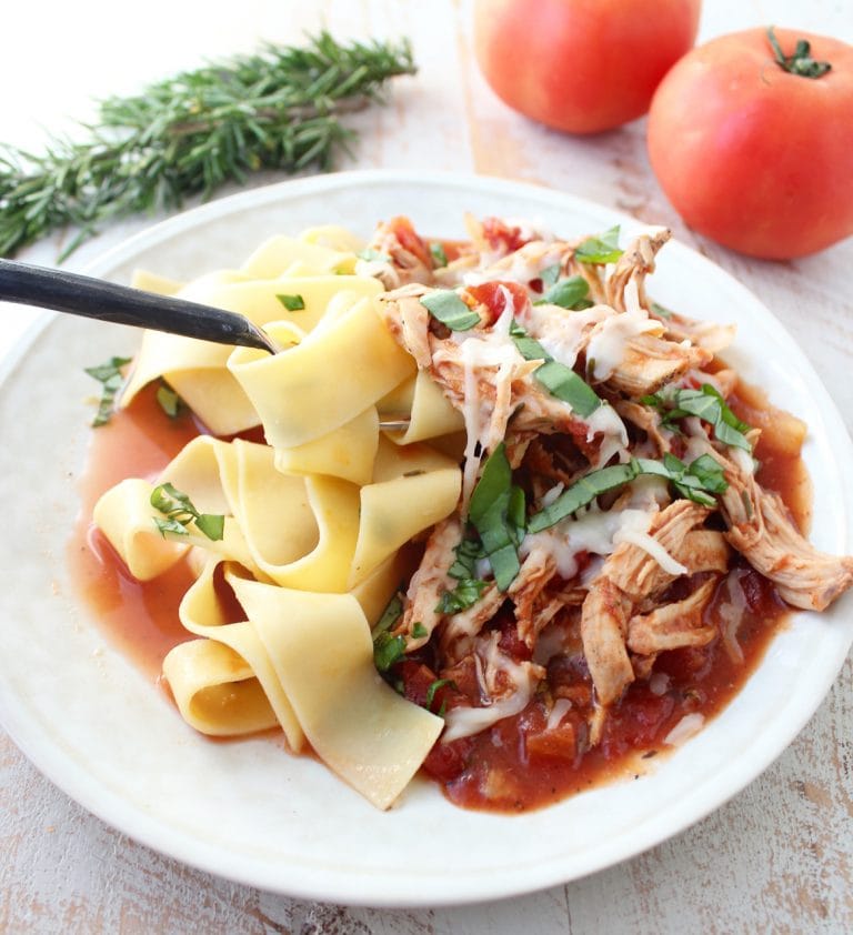 Slow Cooker Chicken Ragu Recipe - WhitneyBond.com