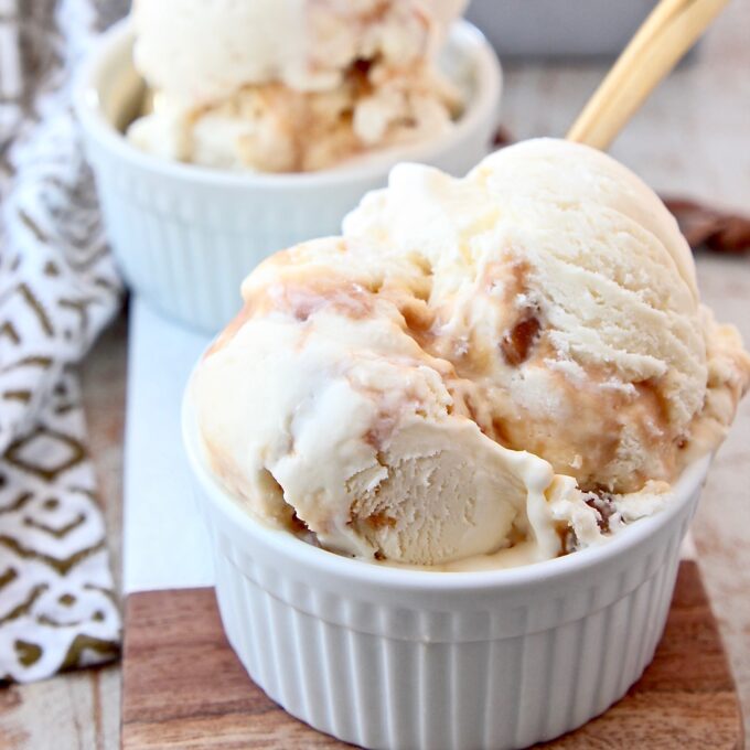 No Churn Salted Caramel Ice Cream