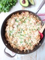 Taco Rice Skillet Recipe with Ground Turkey - WhitneyBond.com