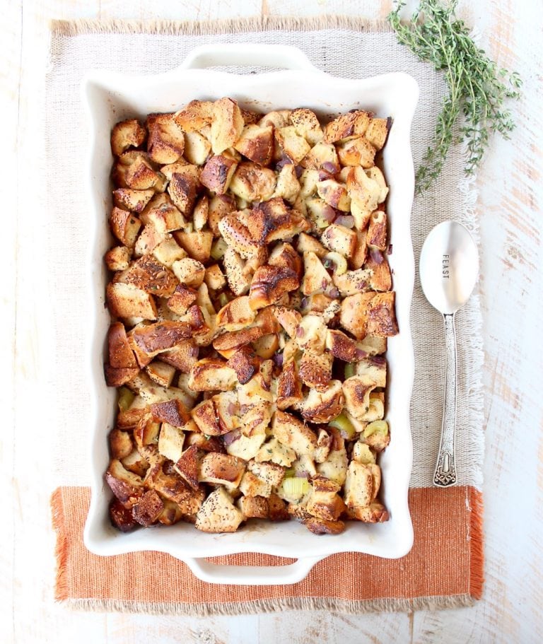 Everything Bagel Stuffing Recipe - WhitneyBond.com