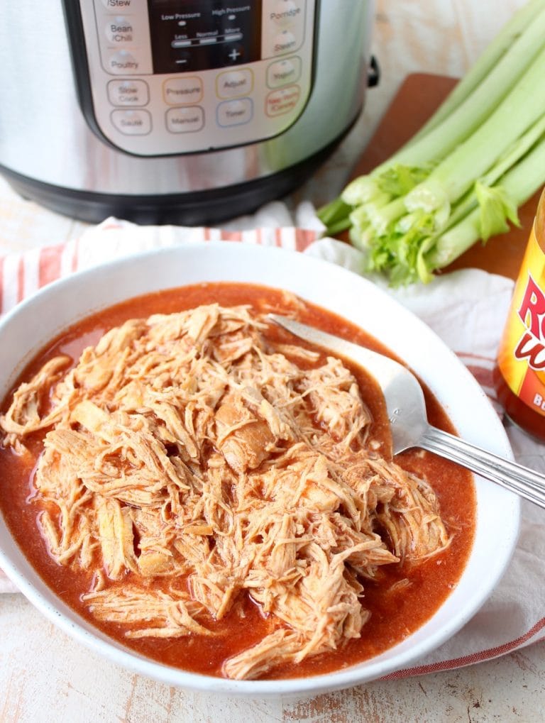 Instant Pot Buffalo Chicken Recipe - WhitneyBond.com