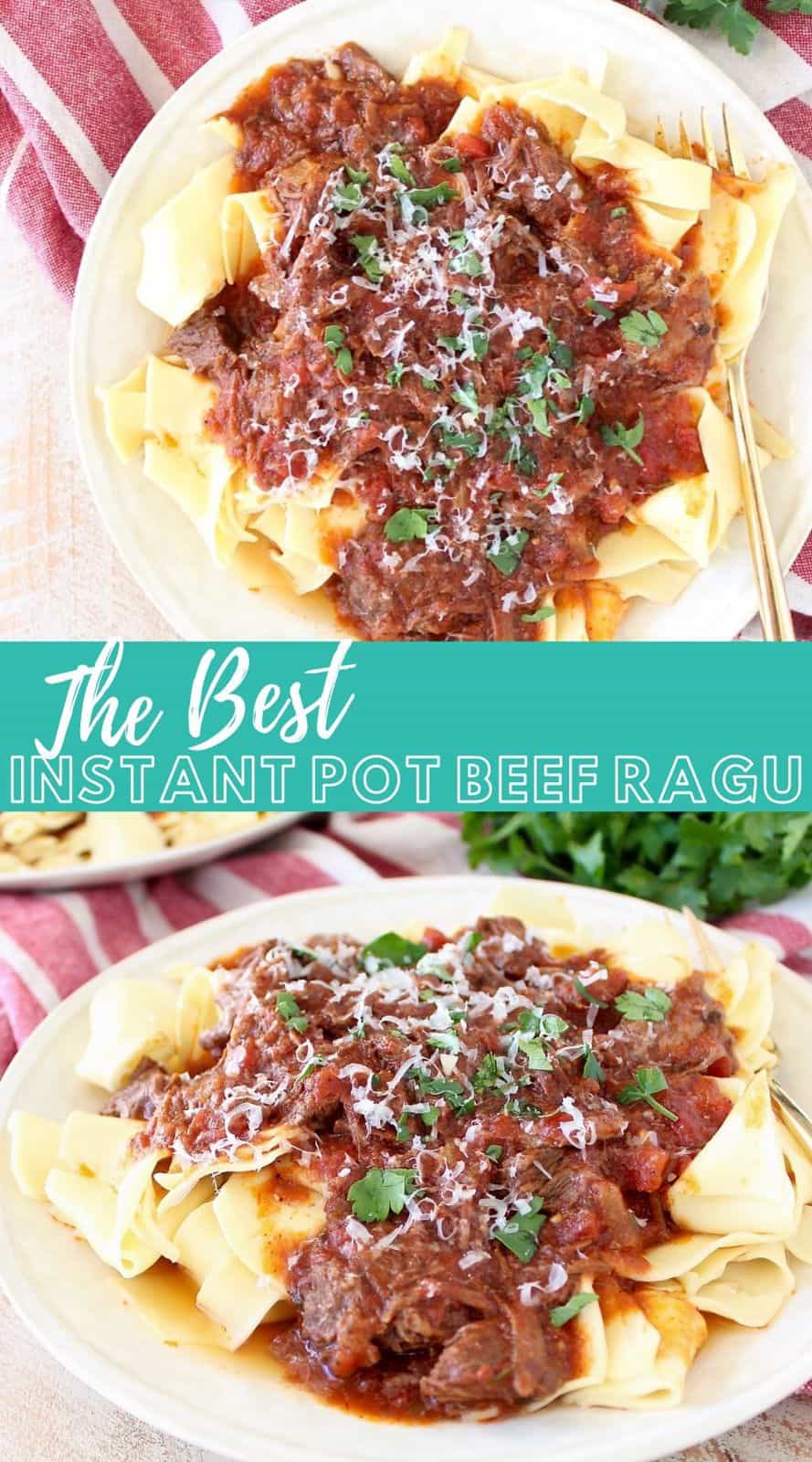 Easy Instant Pot Beef Ragu