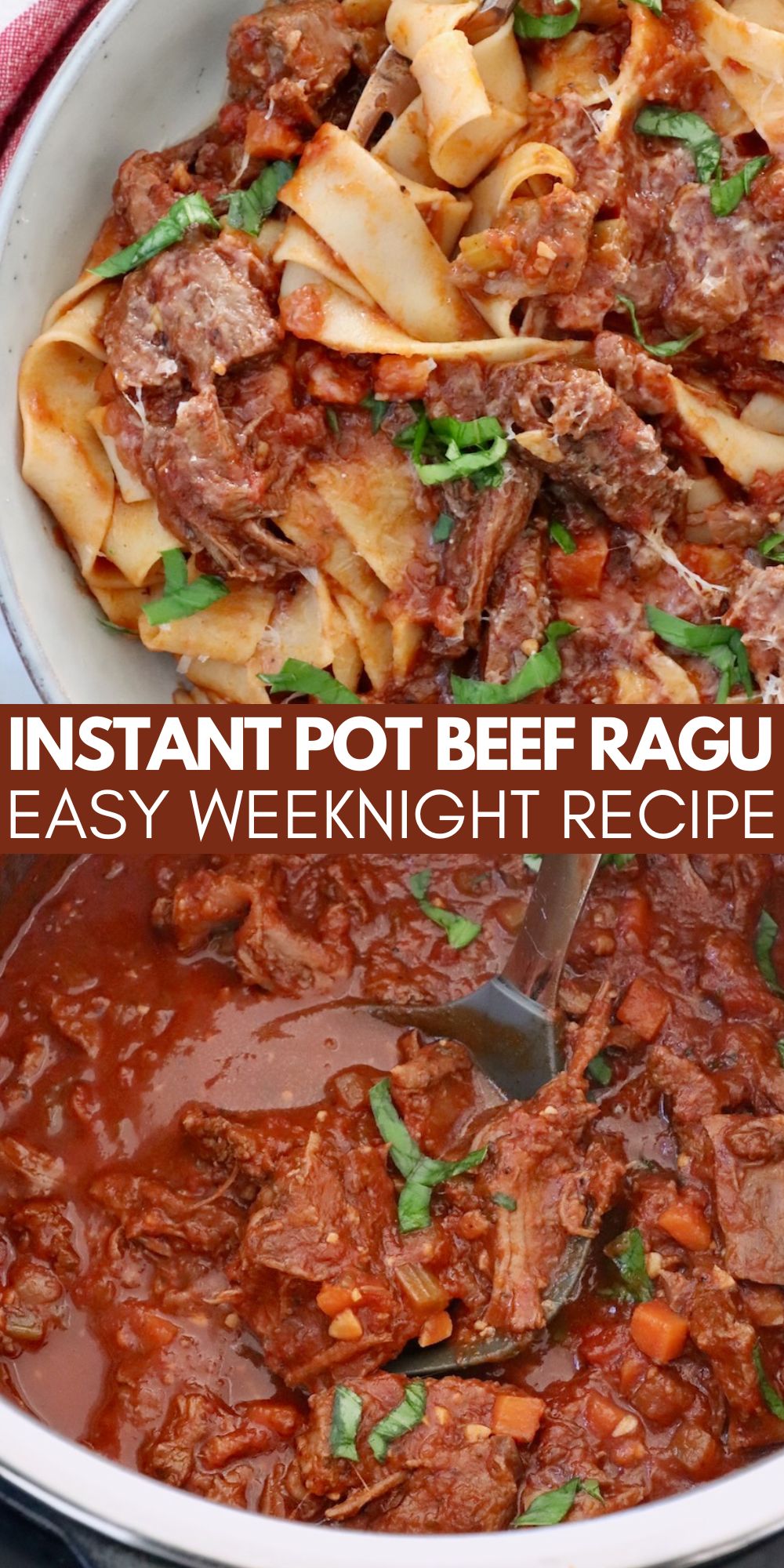 Easy Instant Pot Beef Ragu