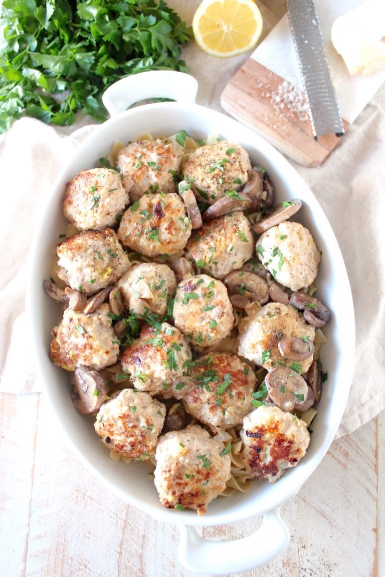 Chicken Marsala Meatballs