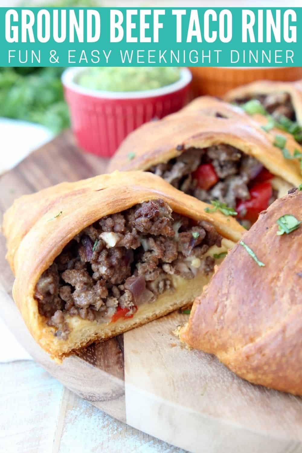 Easy Taco Ring Recipe with Crescent Rolls