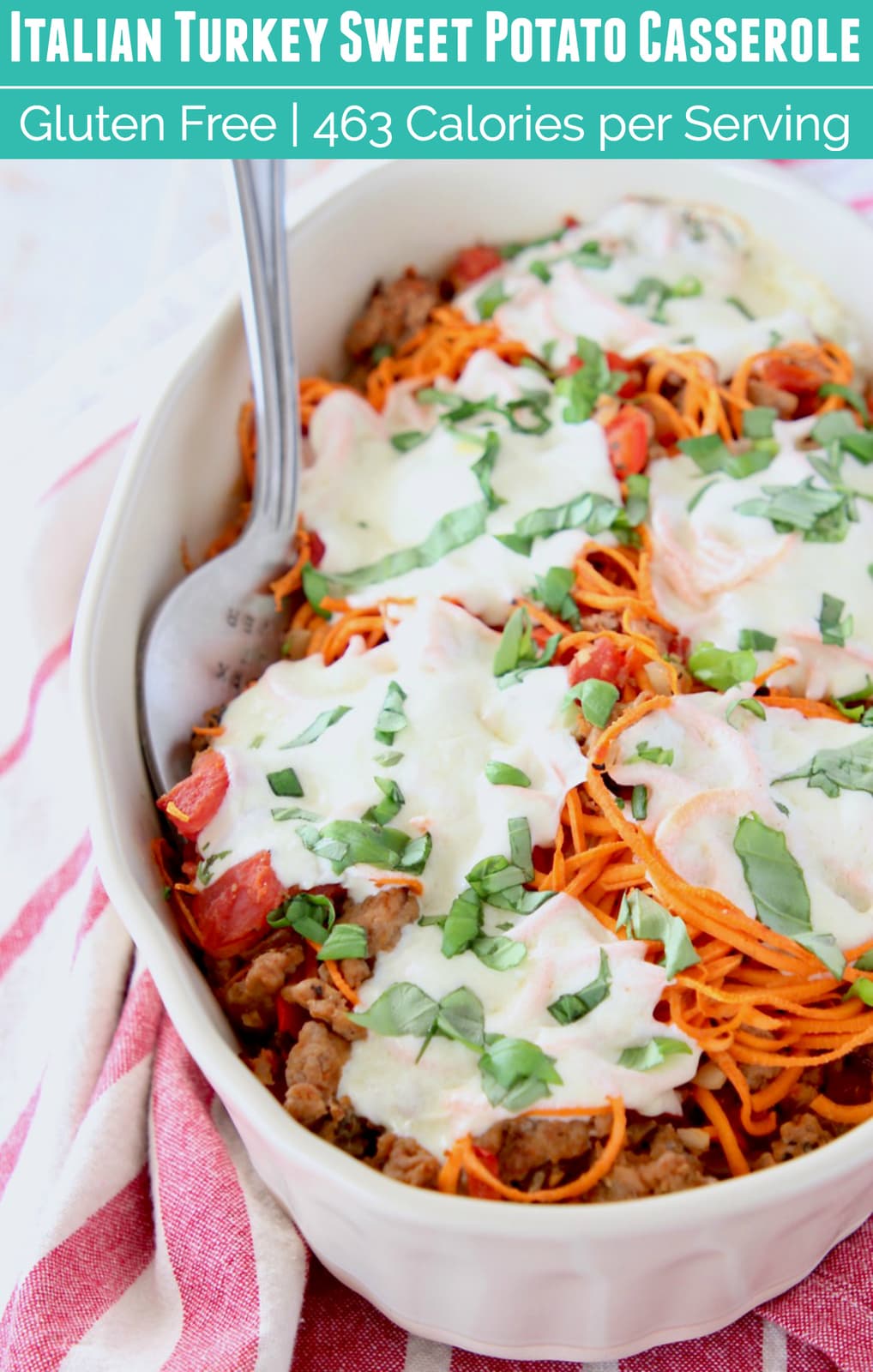 Italian Turkey Sweet Potato Casserole - Easy Recipe | WhitneyBond.com