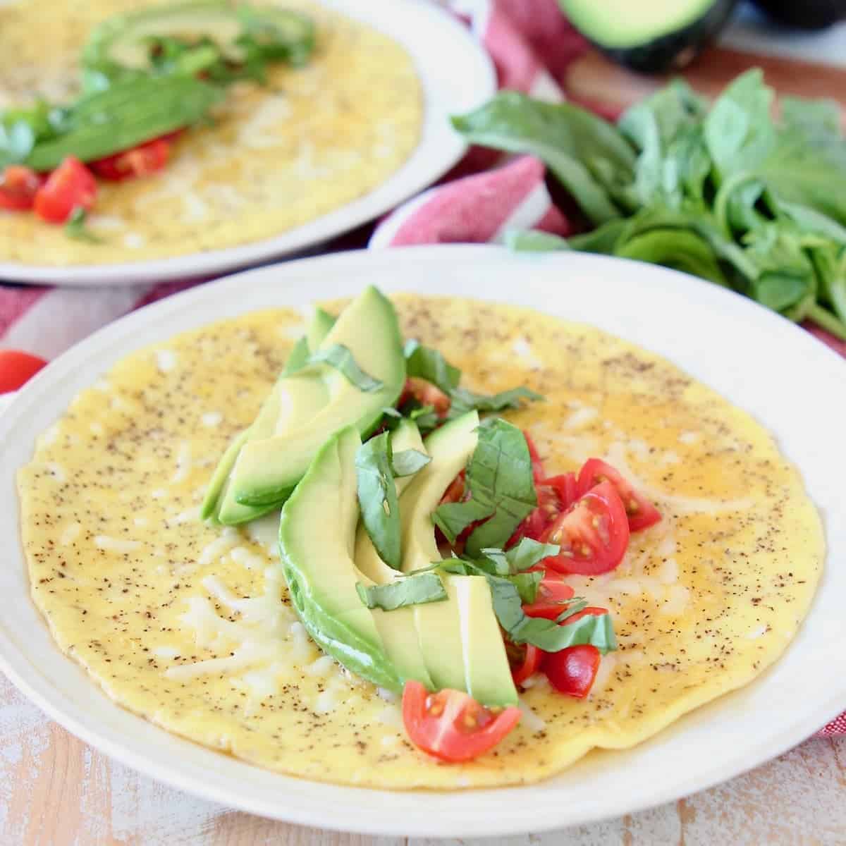 Caprese Avocado Omelette Recipe Whitneybond