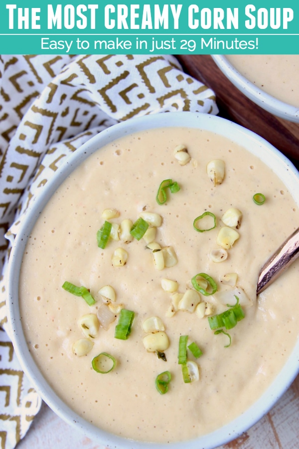 Easy Creamy Corn Soup Recipe