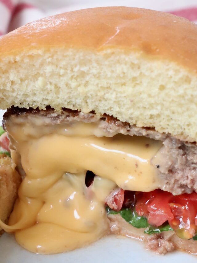 Hawaiian Burger with Teriyaki Sauce