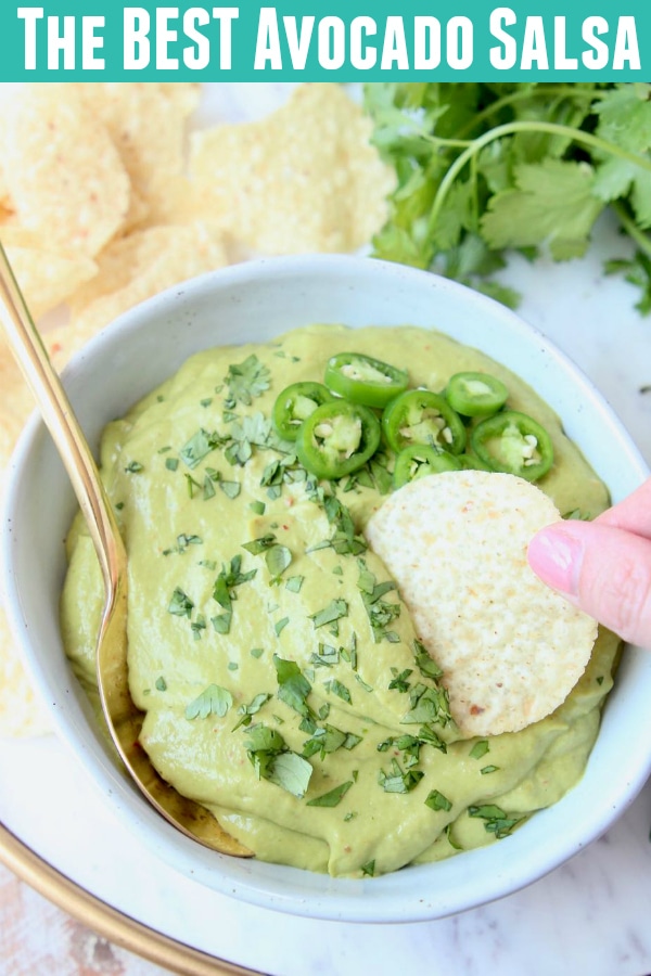 Creamy Avocado Salsa Recipe
