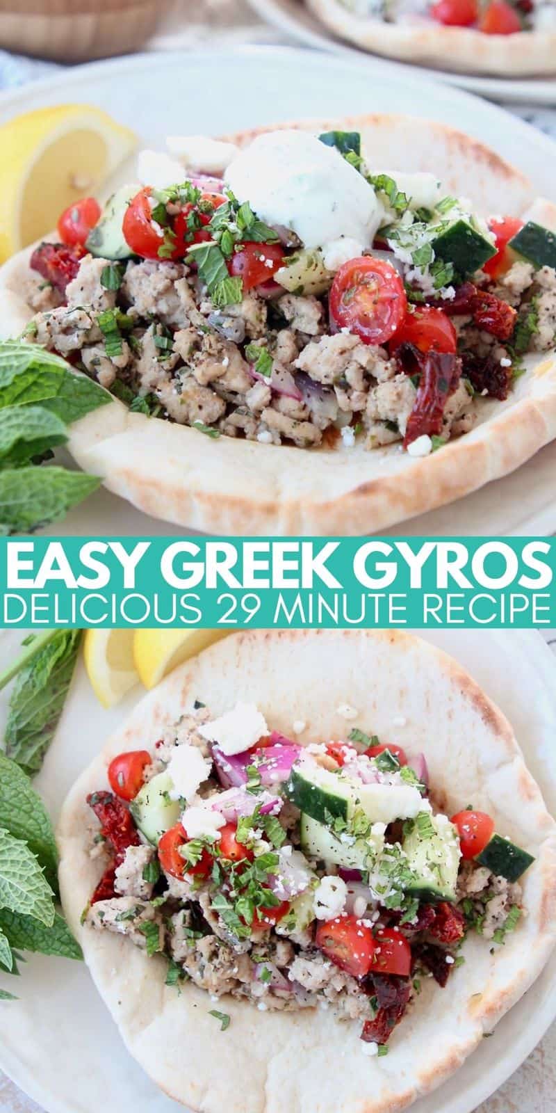 Easy Greek Tacos
