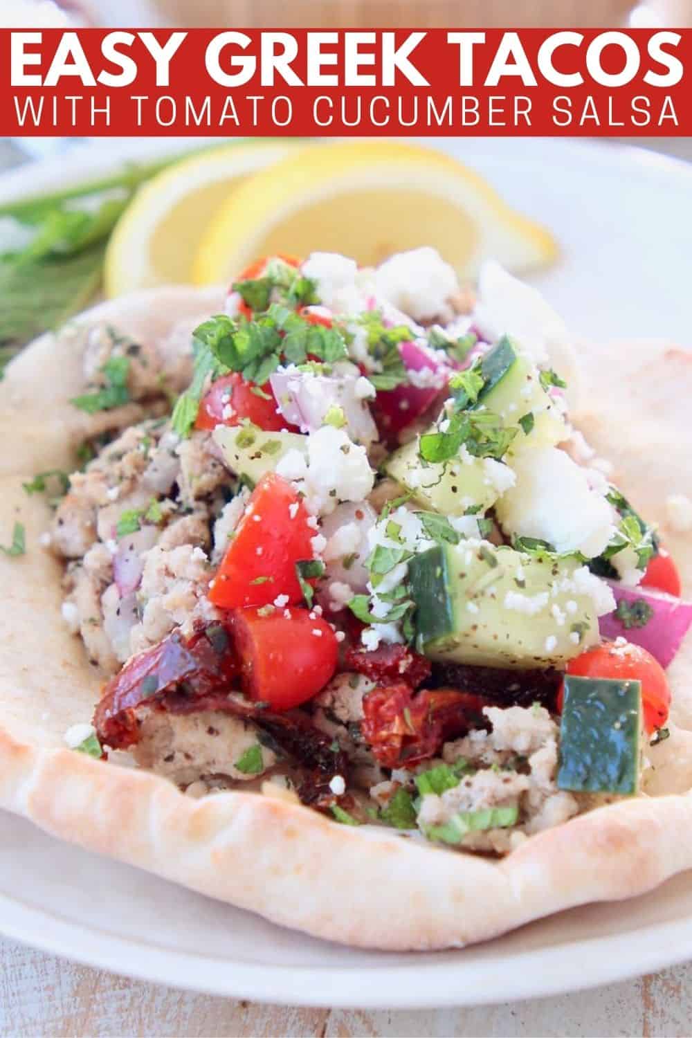 Easy Greek Tacos
