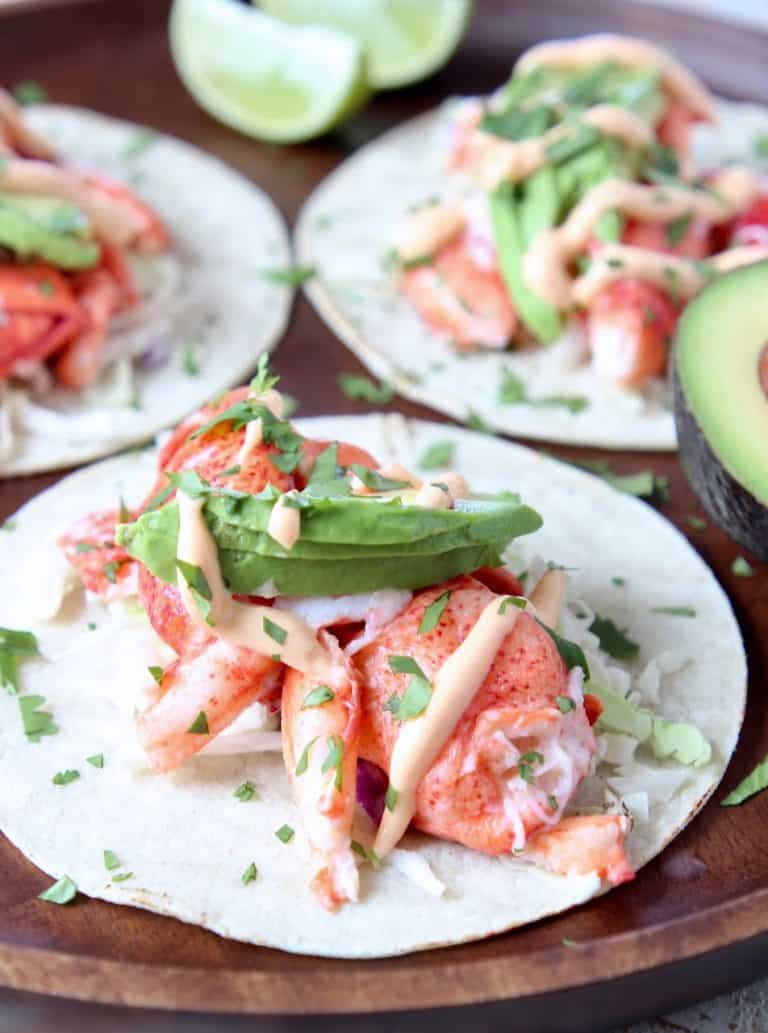 Lobster Tacos - Quick & Easy Recipe | WhitneyBond.com