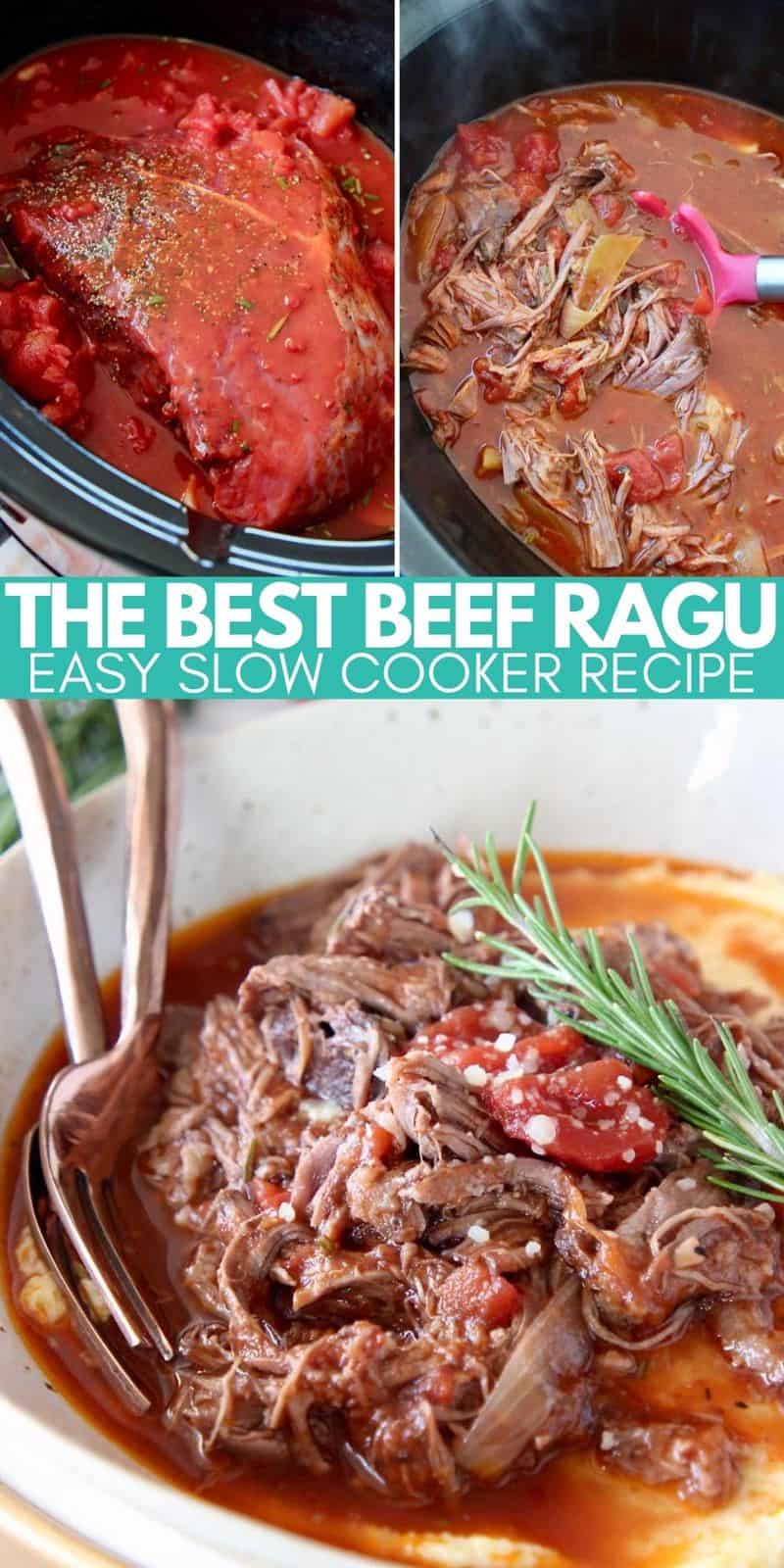 Slow Cooked Beef Ragu Recipe