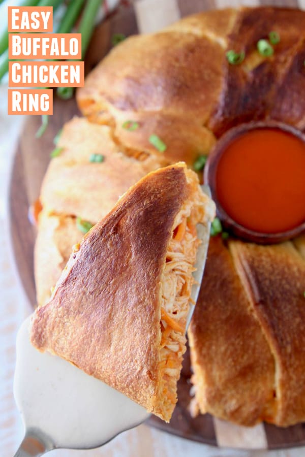 Easy Buffalo Chicken Ring Recipe - WhitneyBond.com