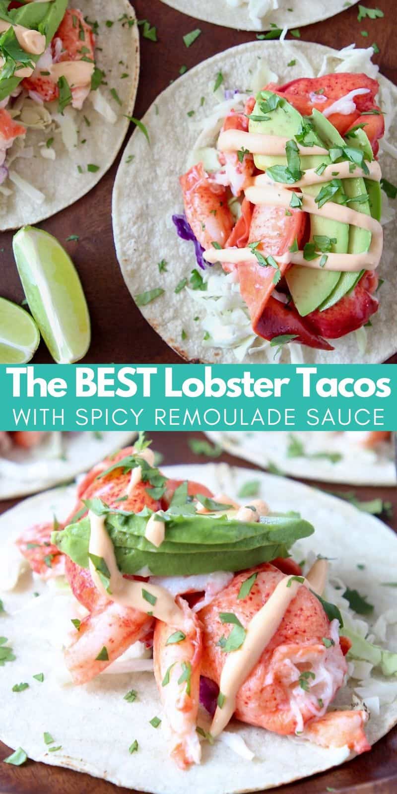 Lobster Tacos - Quick & Easy Recipe | WhitneyBond.com