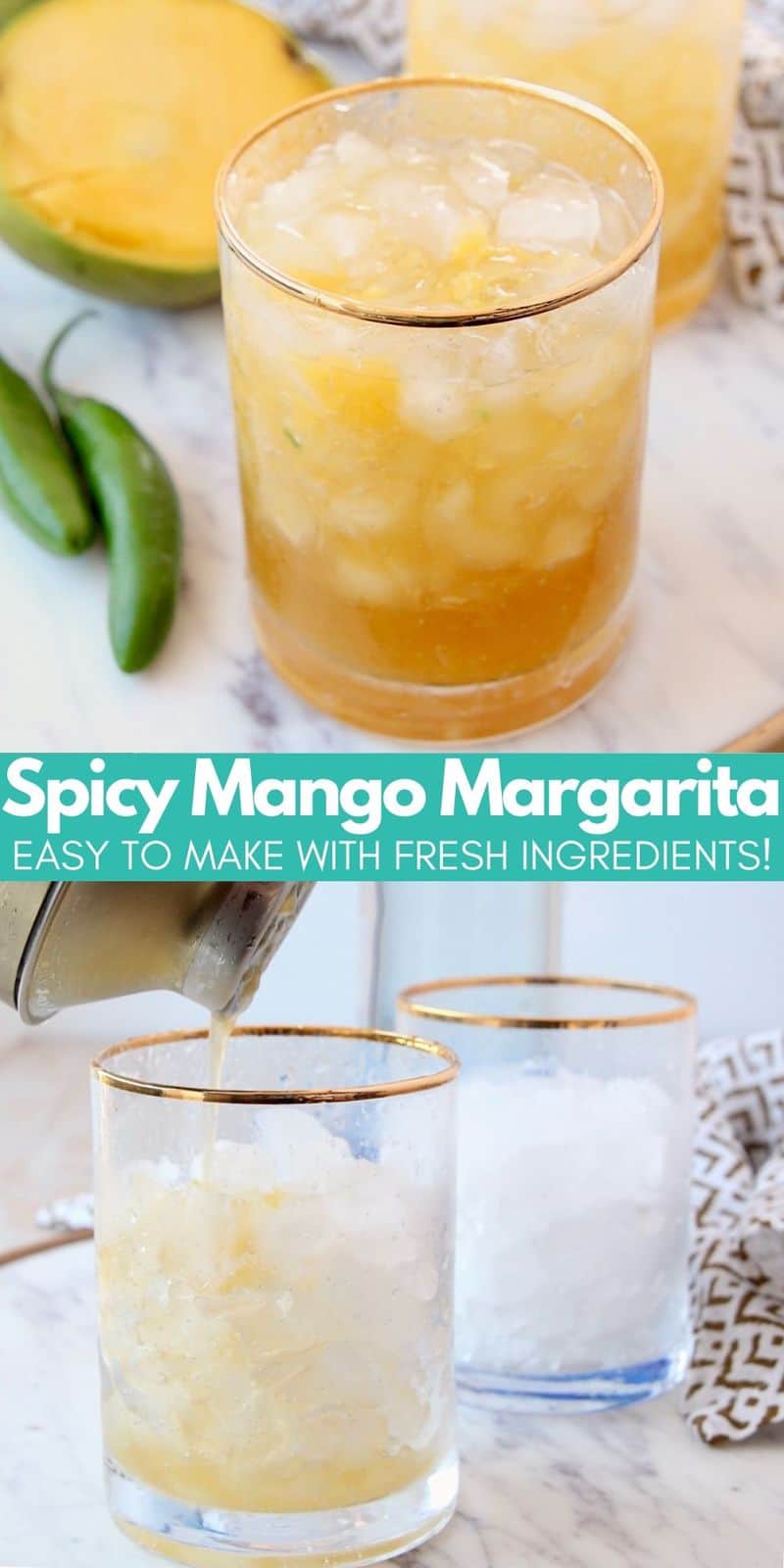 Serrano Chili Mango Margarita Recipe - WhitneyBond.com