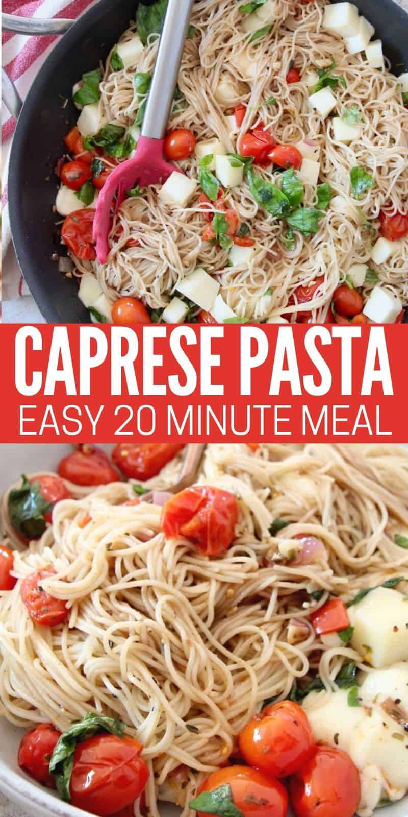 Easy Caprese Pasta Recipe