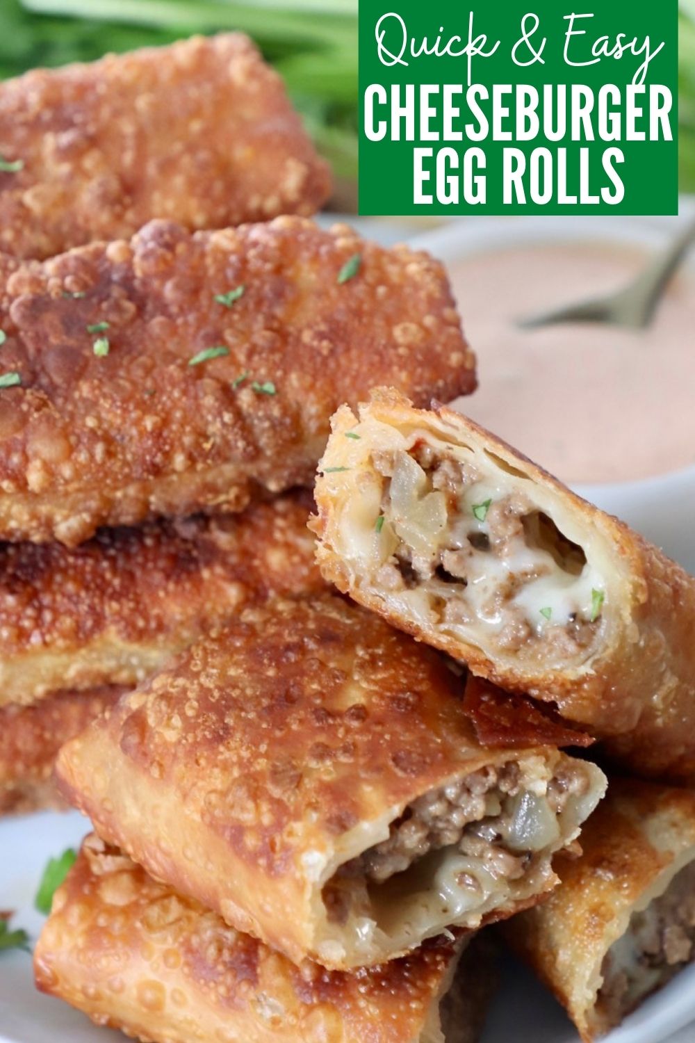 Cheeseburger Egg Rolls Recipe (with Video)