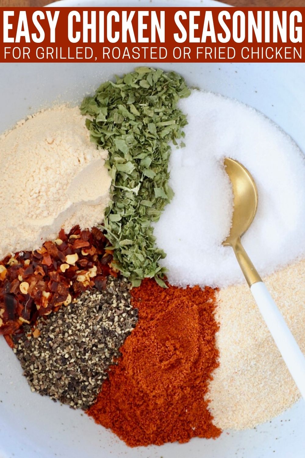 The BEST Chicken Seasoning Recipe