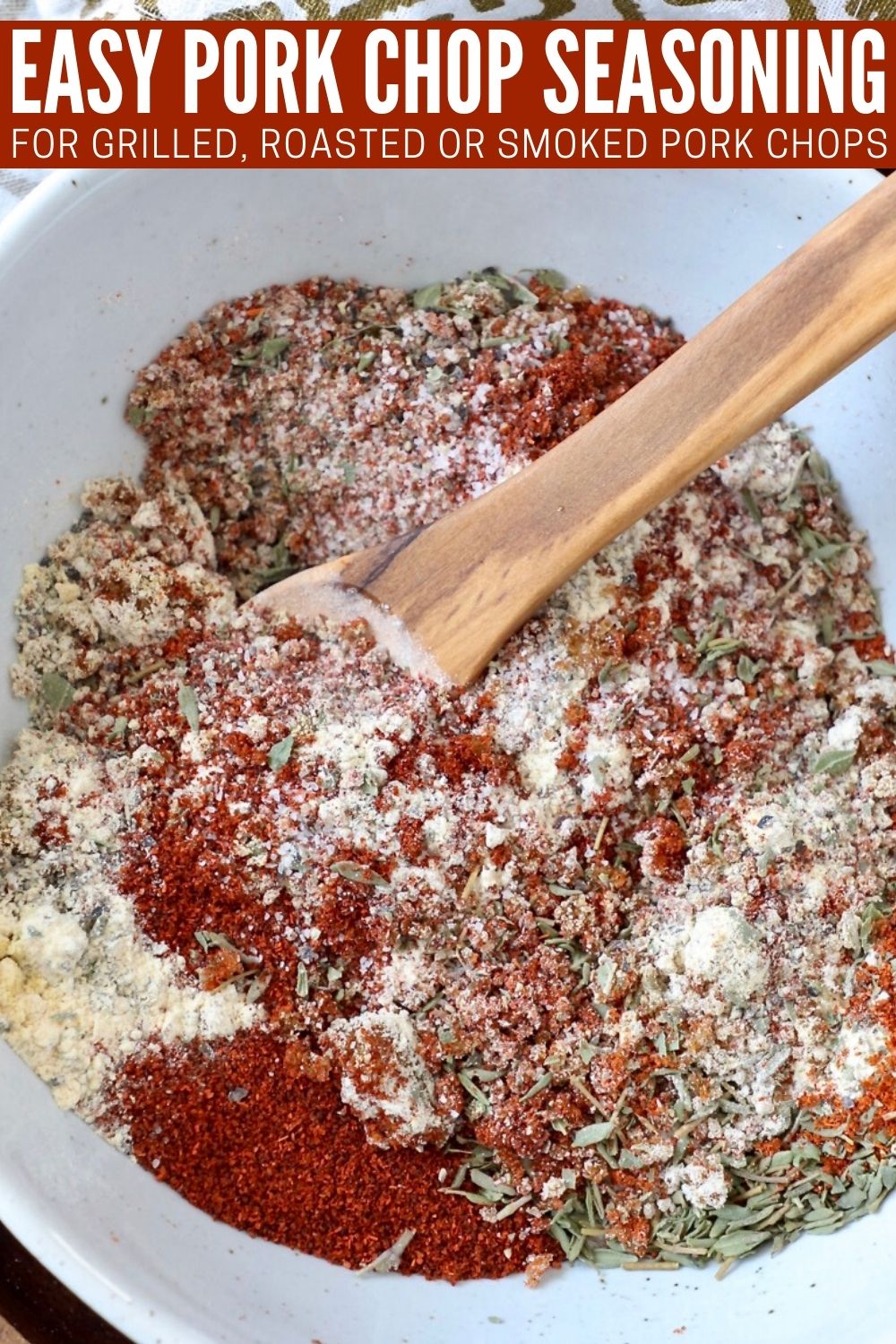 The BEST Pork Chop Seasoning