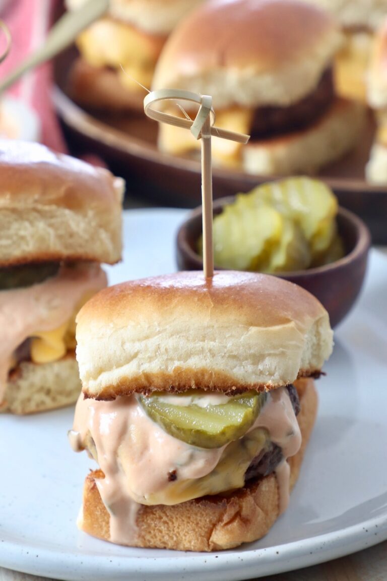 Cheeseburger Sliders (Grill, Oven, or Air Fryer)